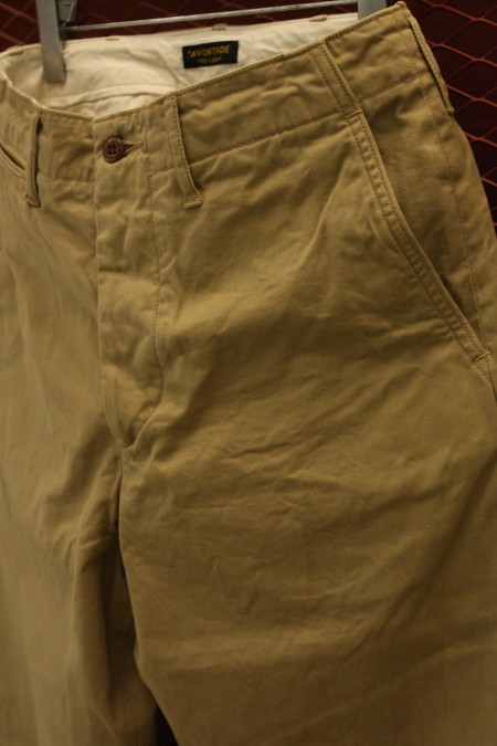 A VONTADE / Type 45 Selvedge Chino Trousers -Wide Fit A VONTADE / Type 45 Selvedge Chino Trousers -Wide Fit