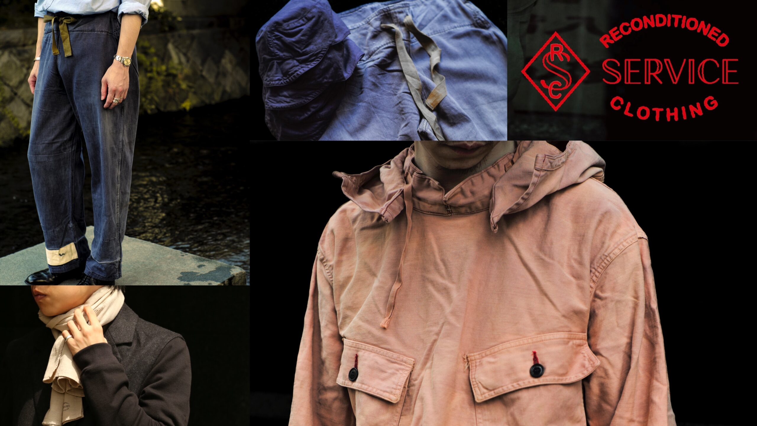 “RECONDITIONED SERVICE CLOTHING” LOOK BOOK | ARCH TOKYO